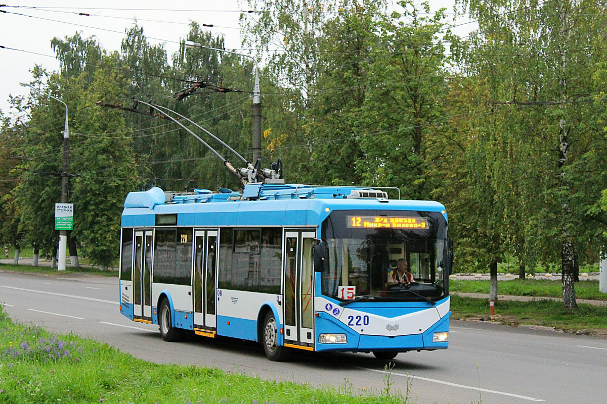 Витебск, БКМ 32100D № 220 — Фото — Городской электротранспорт