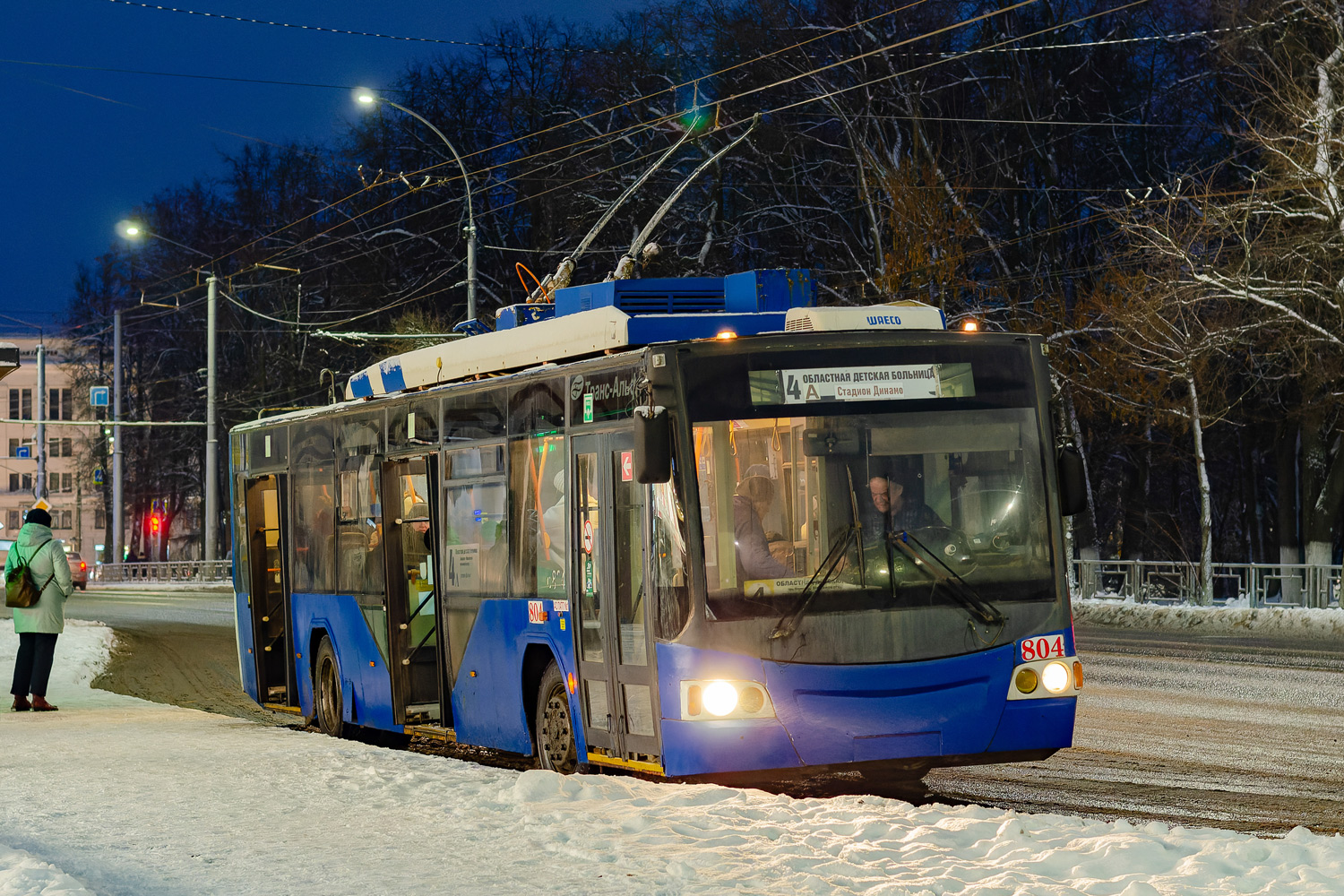 Вологда, ВМЗ-5298.01 «Авангард» № 804 — Фото — Городской электротранспорт